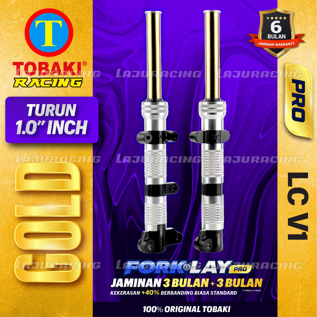 TOBAKI RACING Fork Lay PRO Y15ZR LC135 Y16ZR RSX150 ZX150 KR150 Y15 Y16 ...