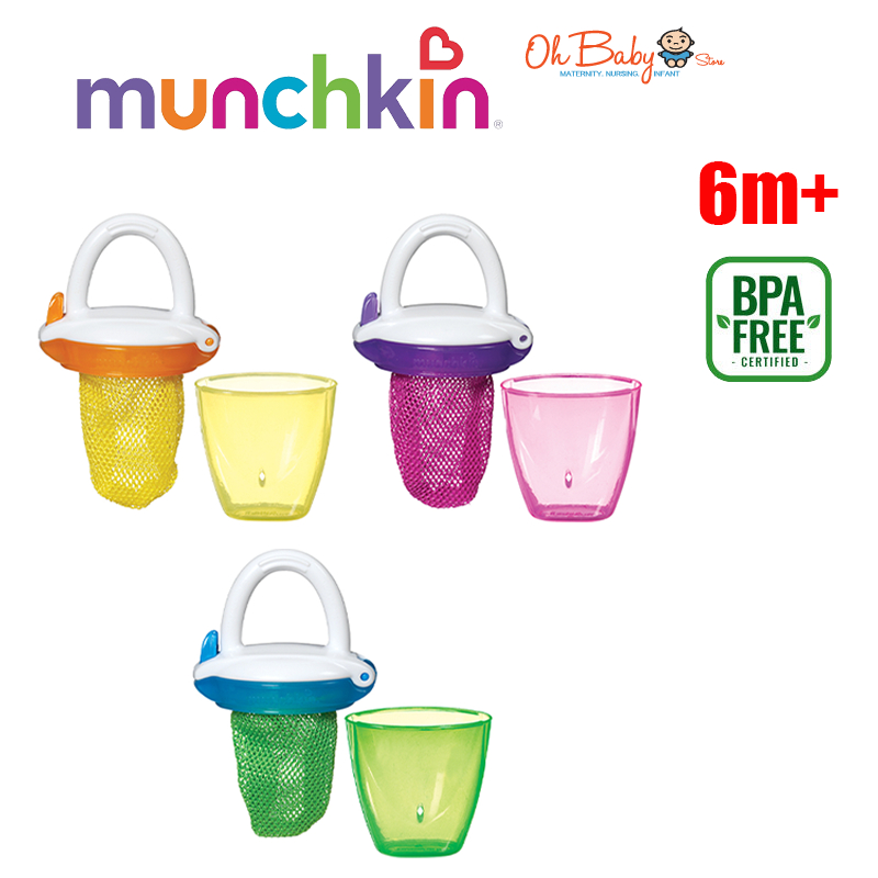 Munchkin Deluxe Fresh Food Feeder with Lid For Baby 6m+ | Shopee Malaysia