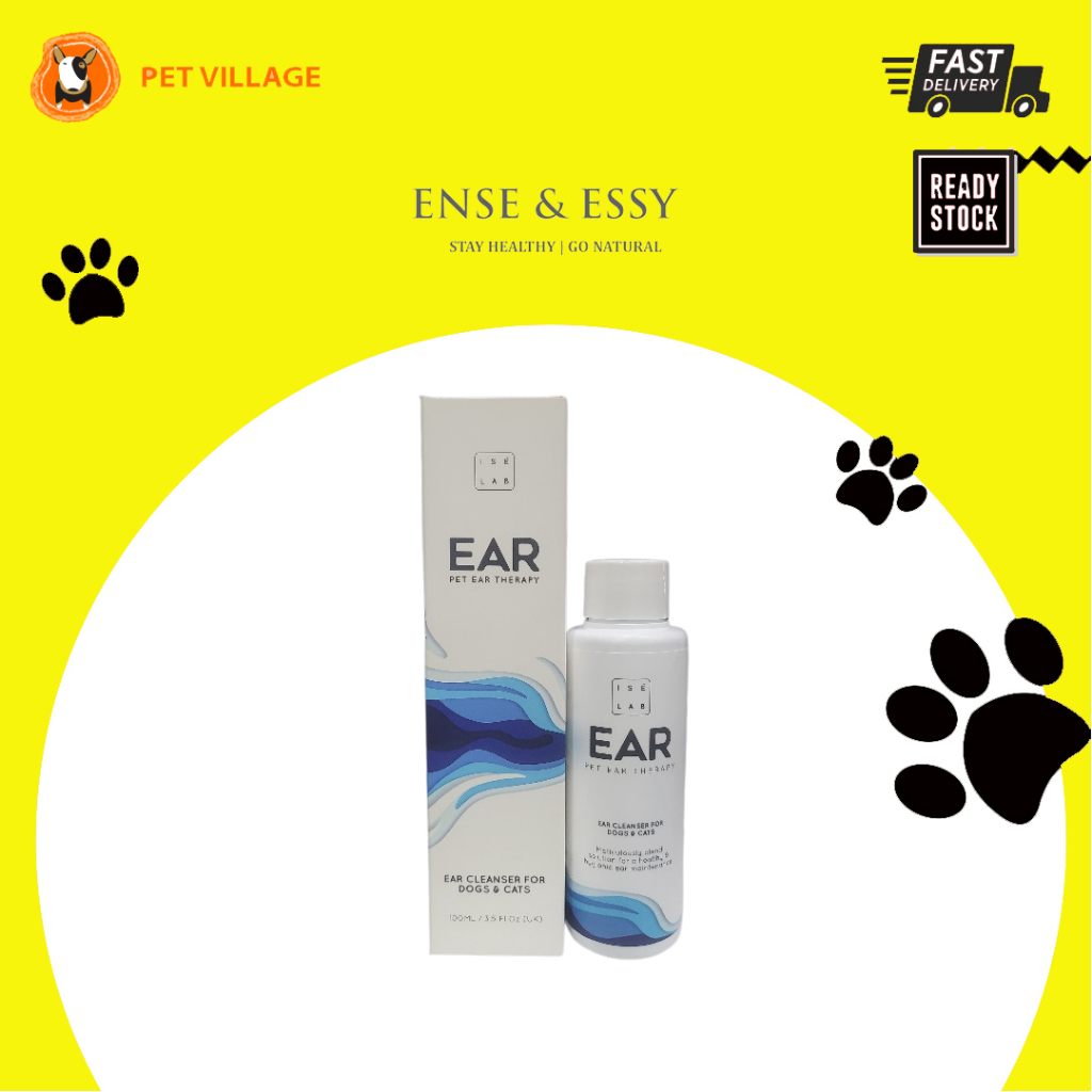 ENSE & ESSY Ise Lab Ear Pet Ear Therapy Ear Cleanser For Cats & Dogs 100ml | Shopee Malaysia