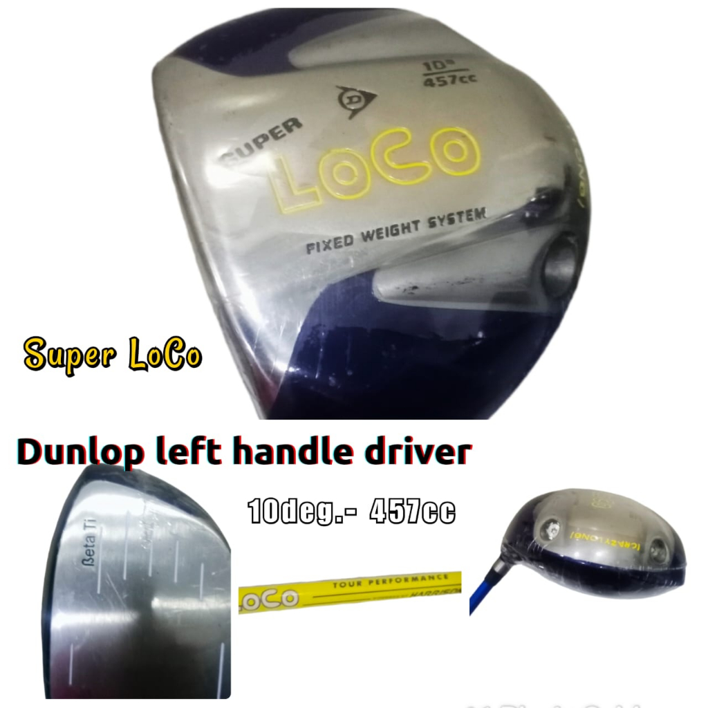 Driver Dunlop model Super LoCo, crazy Long ,10 deg- 457cc , new driver ...