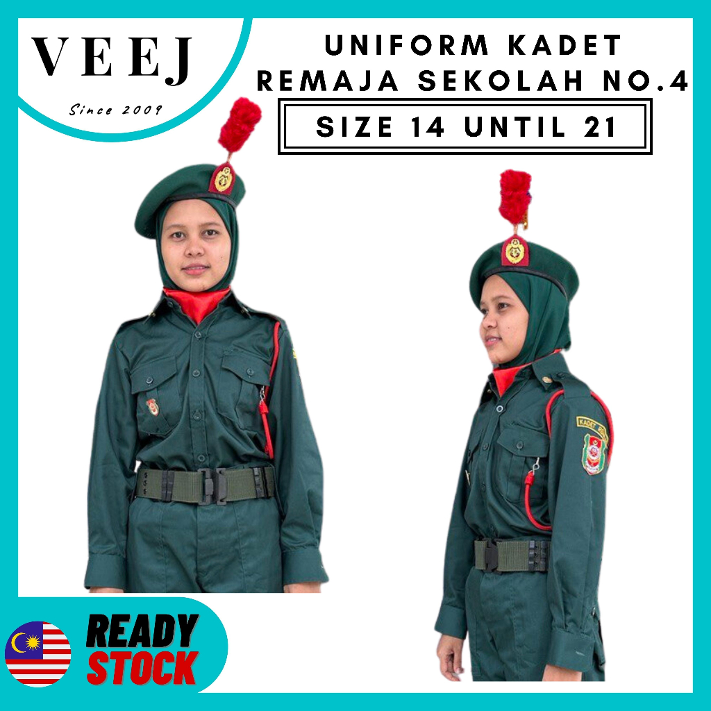 UNIFORM | BAJU KEMEJA KRS NO.4 | KADET REMAJA SEKOLAH (KRS NO.4) I ...