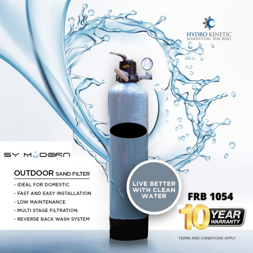SY MODERN Home/Shop FRB (Dia.10inch x H54inch) Outdoor Sand Filter ...