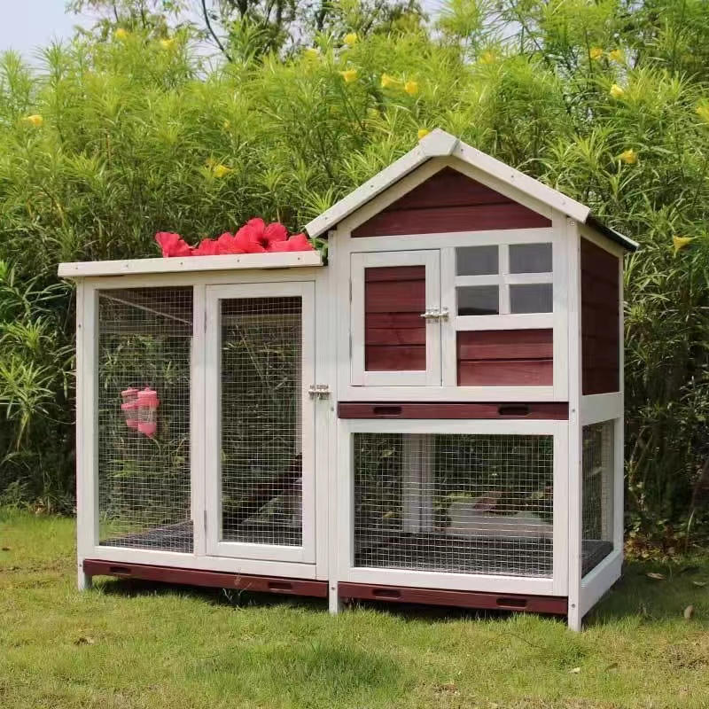 Waterproof Rabbit Cage Bunny Pigeon Chicken Coops Pet Cat Dog House ...