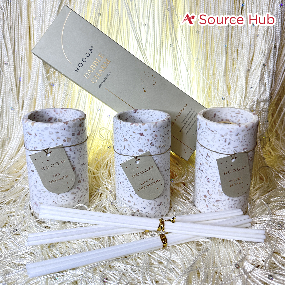 Genuine Hooga Reed Diffuser Dabble Charm Blushing Spritz Herb Valley ...