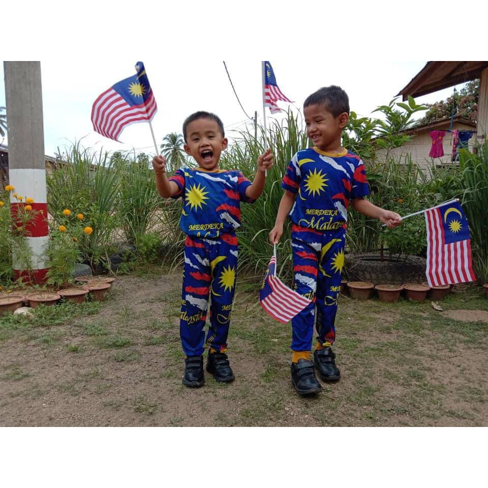 New Design 🔥 Micro Jersey Pyjamas Kids Merdeka 2024 🔥 Malaysia Madani 🎉 ...