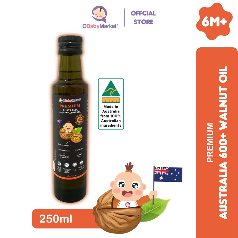 Q Baby Market Premium Australia 600+ Walnut Oil (250ml) | Shopee Malaysia