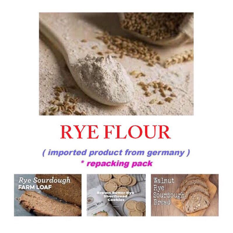 Rye Flour ireks 1kg / Germany Rye Flour / Tepung Rye / 德国黑麦粉 | Shopee ...