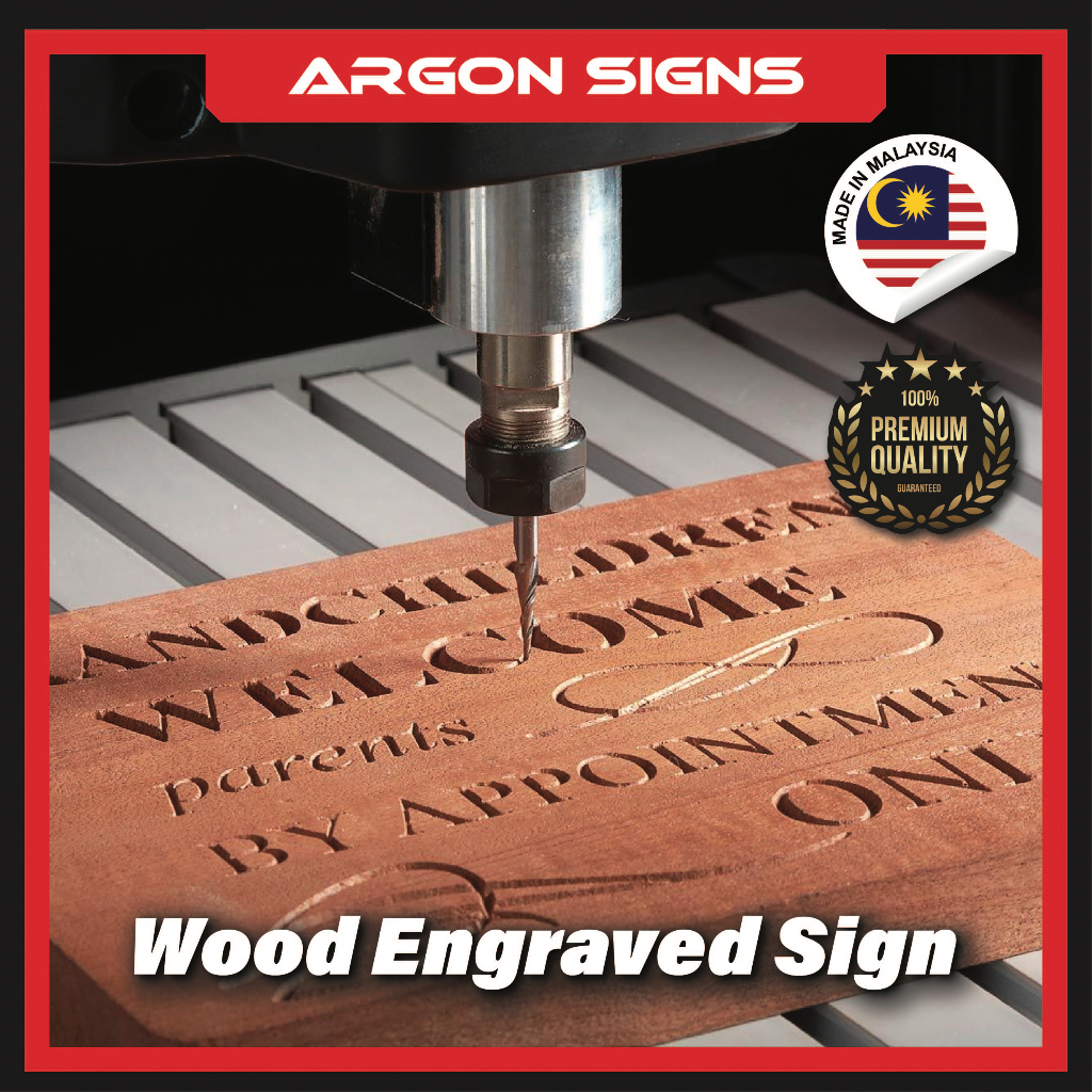 Custom Wood Engraved Signage | Wood Engraving plague | Traditional Wood ...