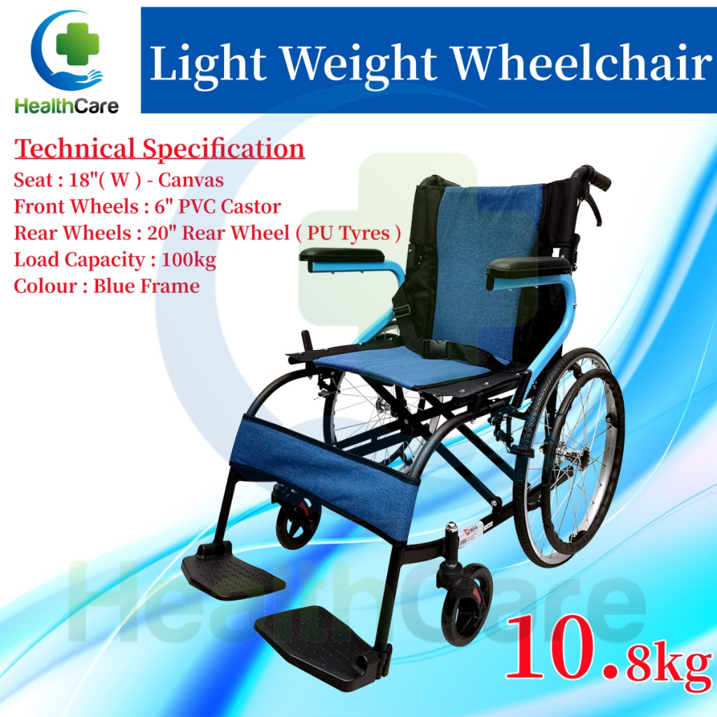 Mobilis Light Weight Wheelchair / Kerusi Roda Ringan | Shopee Malaysia