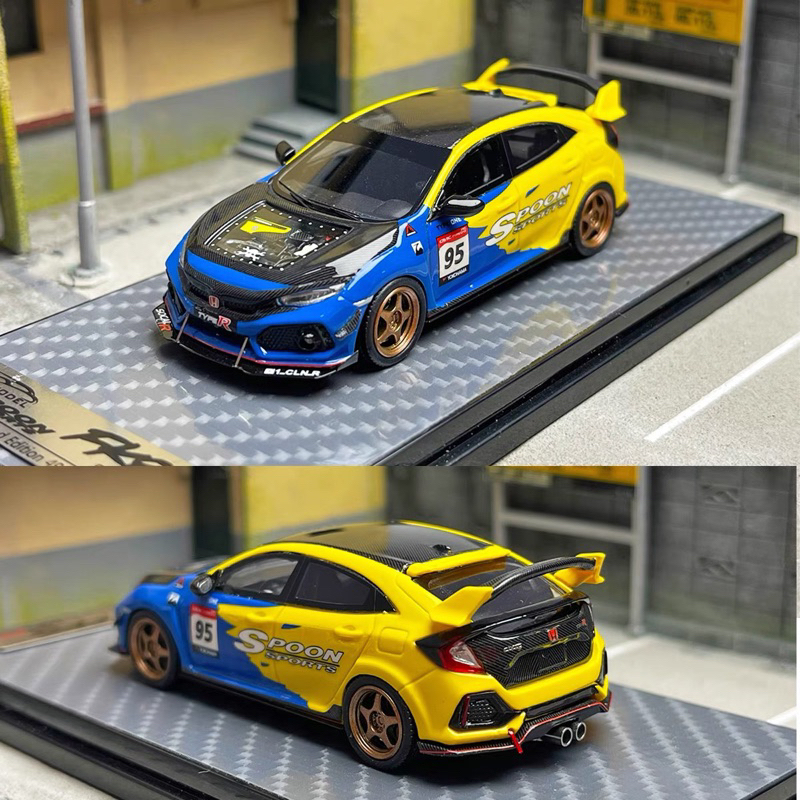 YM Model 1:64 Honda Civic Type R FK8 Spoon Sports Livery | Shopee Malaysia