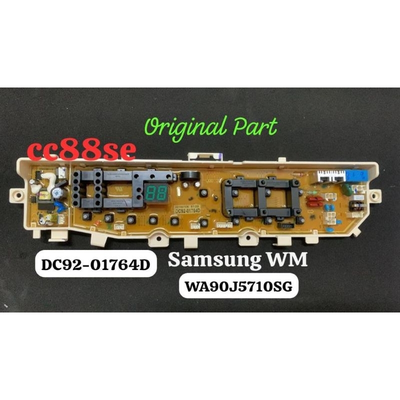 SAMSUNG WASHING MACHINE MAIN PCB BOARD WA90J5710SG (01764D)ORIGINAL ...