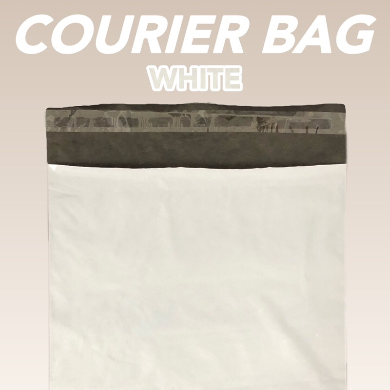 WHITE COURIER BAG (100pcs)Courier Bag Parcel Bag Packaging Bag Parcel ...