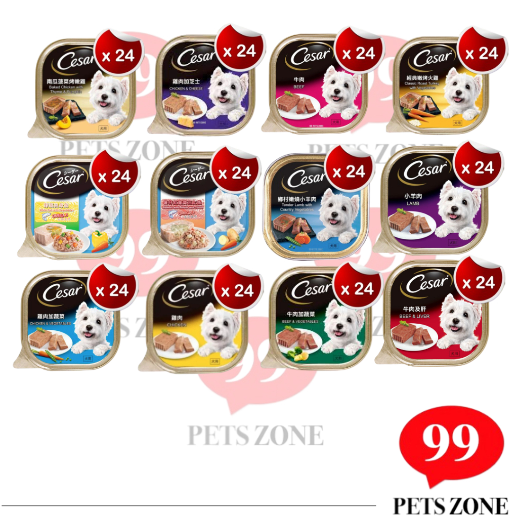Cesar Dog Can Food 100g*24 | Shopee Malaysia