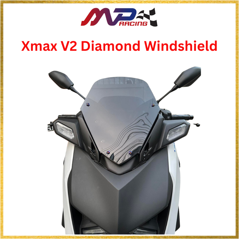 Xmax V2 Windshield Diamond Yamaha Xmax 2023 windshield | Shopee Malaysia