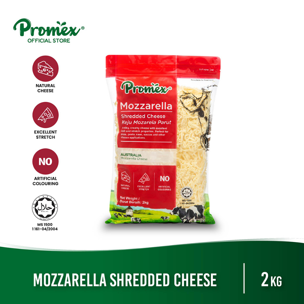 [Klang Valley/Penang Delivery Only] Promex Shredded Mozzarella Cheese ...