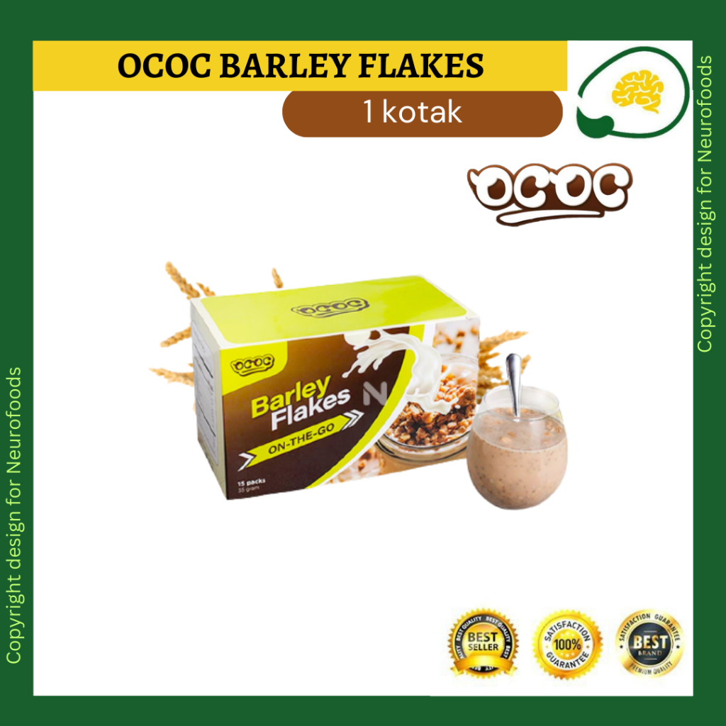 OCOC Barley Flakes On The Go Ococ Dr Rizal 15 sachet Bijiran Barli ...