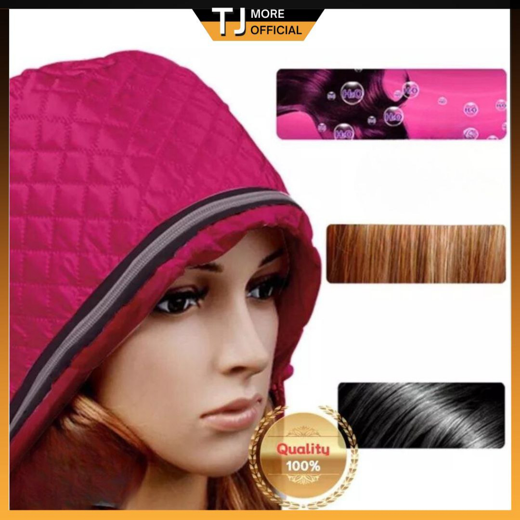 Hair Steamer Cap Heating Electric Hair Spa Mask Cap Hair Care Stim ...