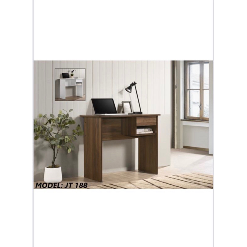 Study Desk / Computer Table with 1 Drawer/ Meja Ofis/ Meja Belajar ...