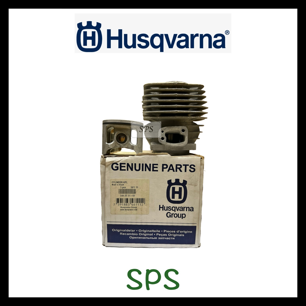 Husqvarna Chainsaw 288 Cylinder Block Piston Set 54mm (5442231-02) 100% ...