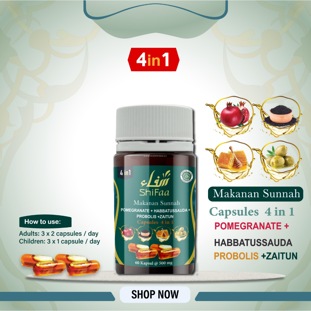 Shifaa Black Seed Capsule | Minyak Habbatus Sauda Kapsul | Shifaa ...