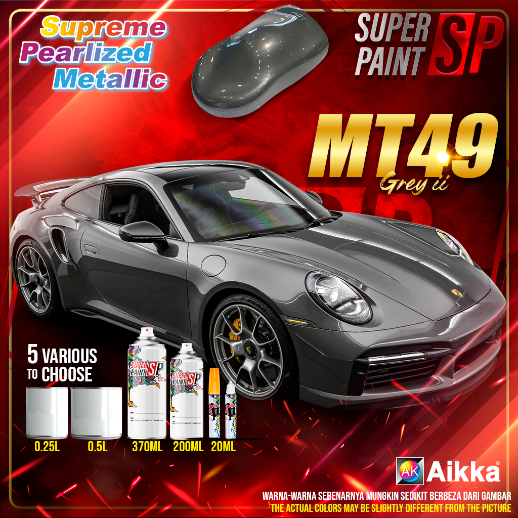 AIKKA MT49 GREY II | Supreme Metallic | Automotive 2K Car Paint Motor ...