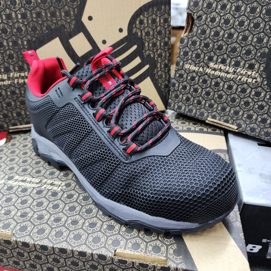 Black Hammer Men Sport Series Low Cut Safety Shoes BHS 201622 | Shopee ...