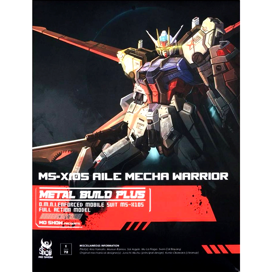 Moshow Metal Build Plus 1/72 MS-X105 Aile Mecha Warrior (Strike Gundam ...