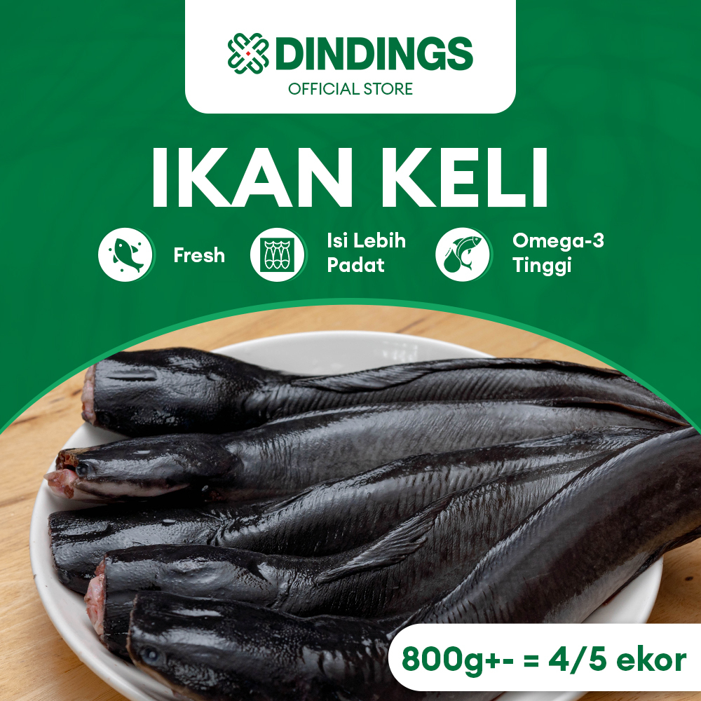 Dindings Ikan Keli Catfish Frozen (800g+- = 4/5 ekor) Protein & Omega 3 ...