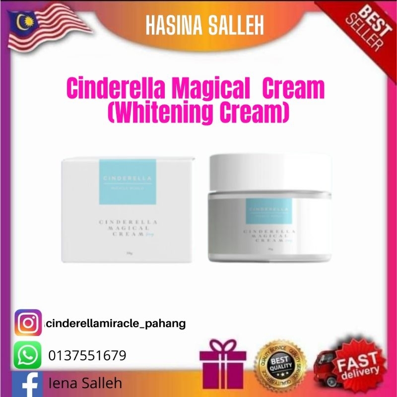 ‼️READY STOCK‼️🔥CINDERELLA WHITENING CREAM ORI HQ🔥Extra Gifts🎁 | Shopee ...