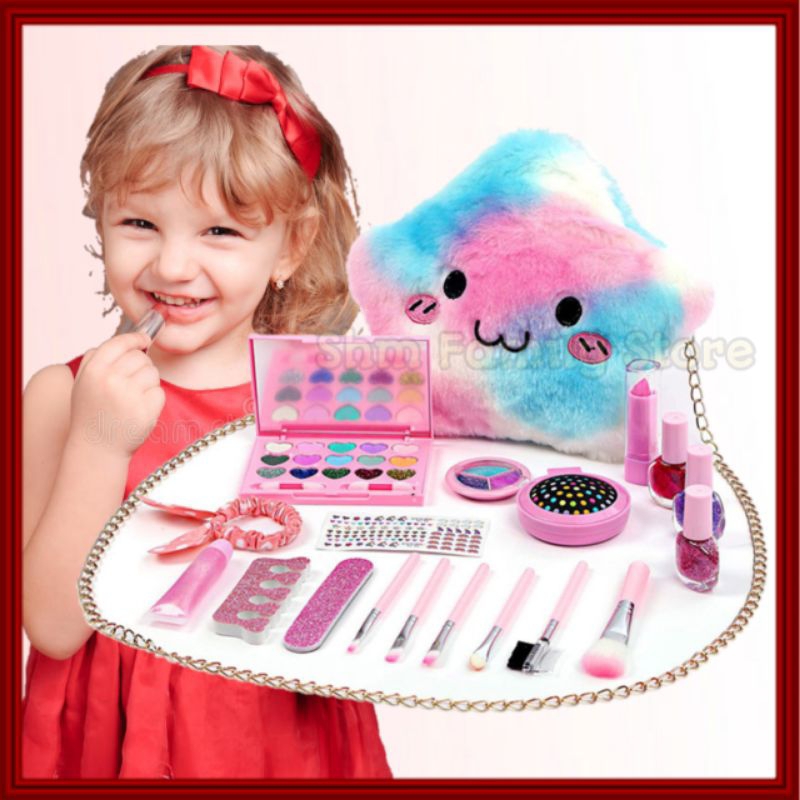 Kids Make Up Girl Set Mainan Mekap Budak Pretend Play | Shopee Malaysia