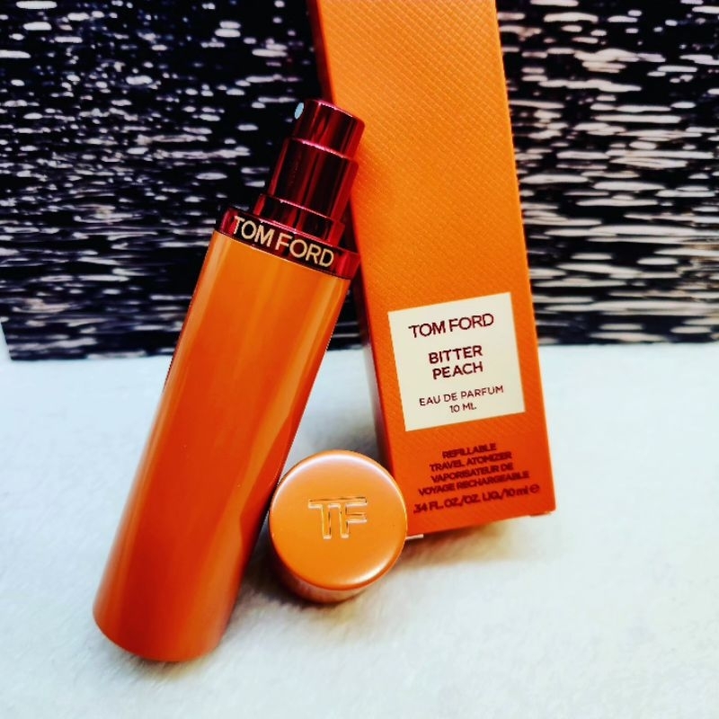 TOM FORD BITTER PEACH EDP TRAVEL SPRAY PERFUME 10ML ( REFILL BOTTLE ...