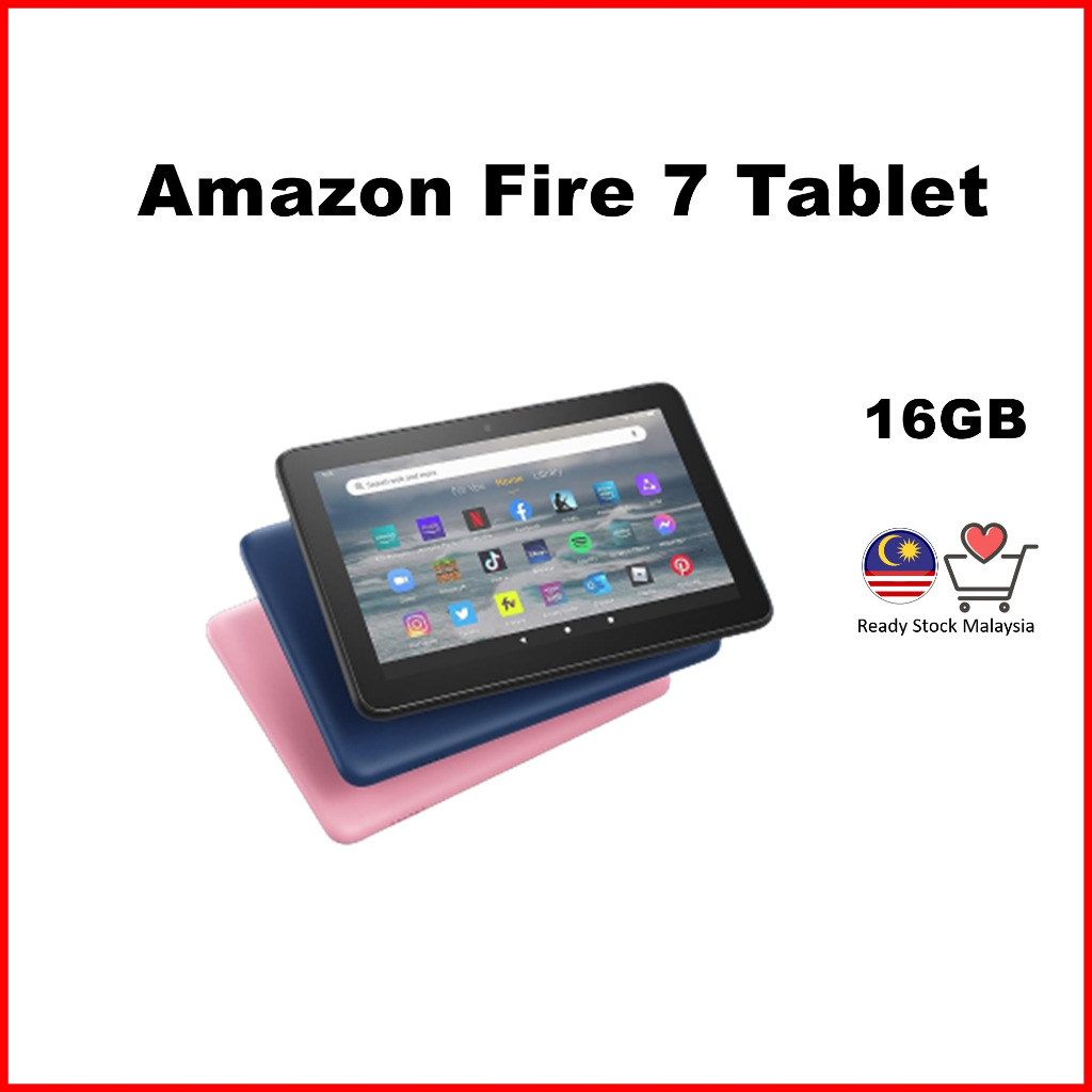 Amazon Fire 7 Tablet | 16GB | Amazon Tablet | Shopee Malaysia