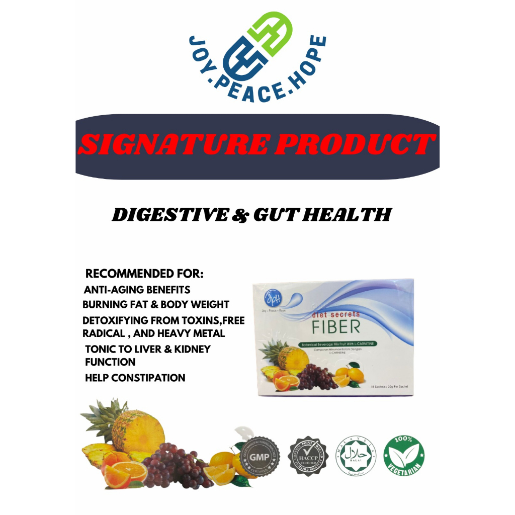 Diet Secrets FIBER Botanical Beverage Mix Fruit With L-carnitine ...