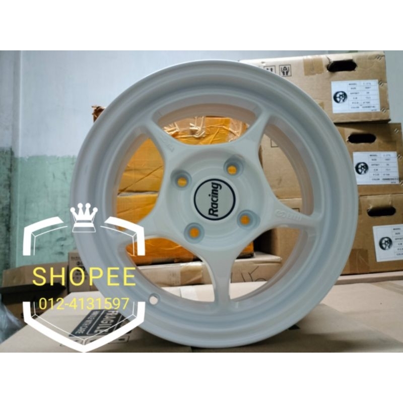 KANCIL NEW SPORT RIM 14 INCH ENKEI RPO1 RM780 1SET 4PC (KENA BELI 4KALI ...