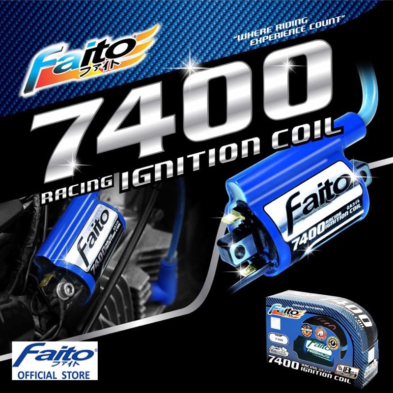 FAITO PLUG COIL 7400 RACING PLUG COIL TERAWATT Y15ZR Y15 LC135 LC 135LC ...