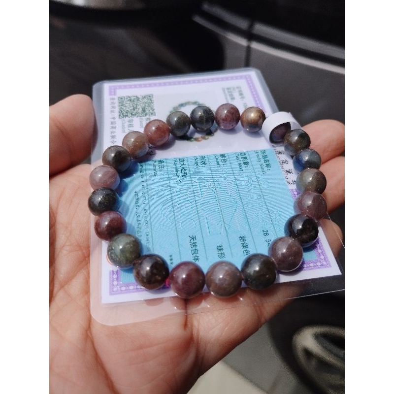 Natural Sapphire Series 天然蓝宝石系列 - Full Blue & Rainbow color Ruby, 6mm ...