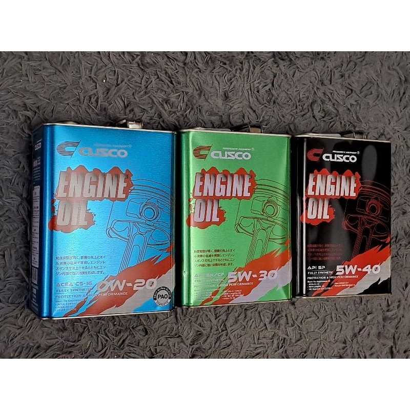 Cusco Fully Synthetic Engine Oil 4L 0w20 5w30 5w40 Made in Japan | Shopee Malaysia
