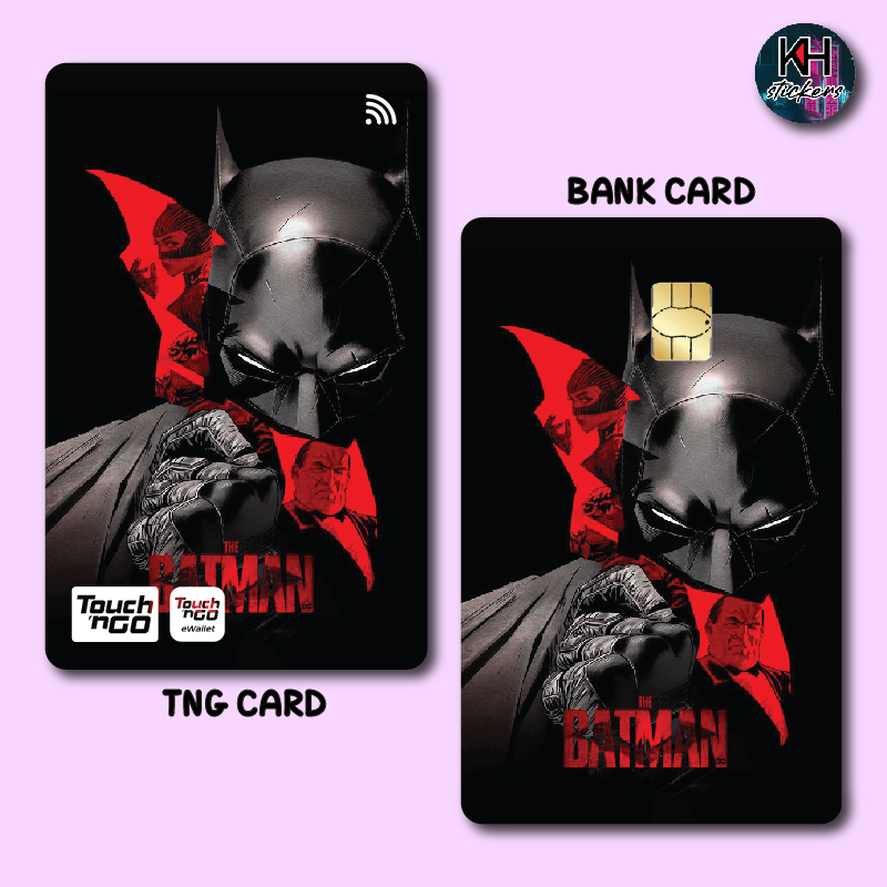BATMAN - TOUCH N GO CARD / ATM CARD STICKER COVER, TNG CARD, BANK CARD ...