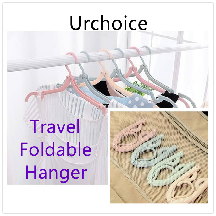 [READY STOCK] Foldable Laundry Hanger Foldable Plastic Hanger Non-slip ...