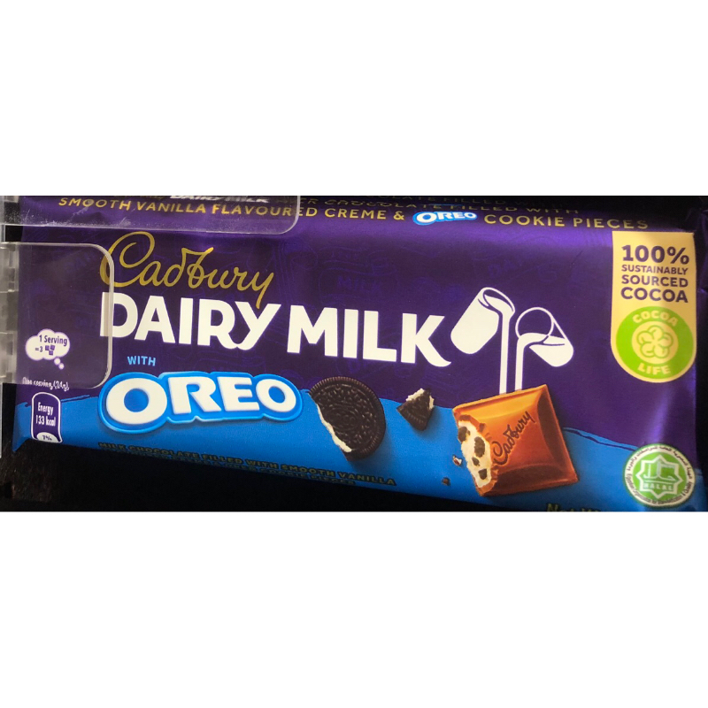 Cadbury Dairy Milk chocolate Oreo 95g | Shopee Malaysia