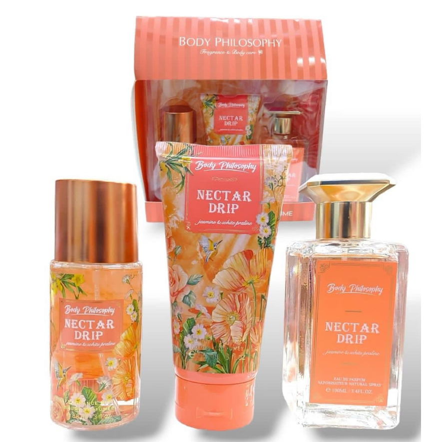 Nectar Drip Body Philosophy 3IN1 Set (Fragrance Mist 88ml, Lotion ...