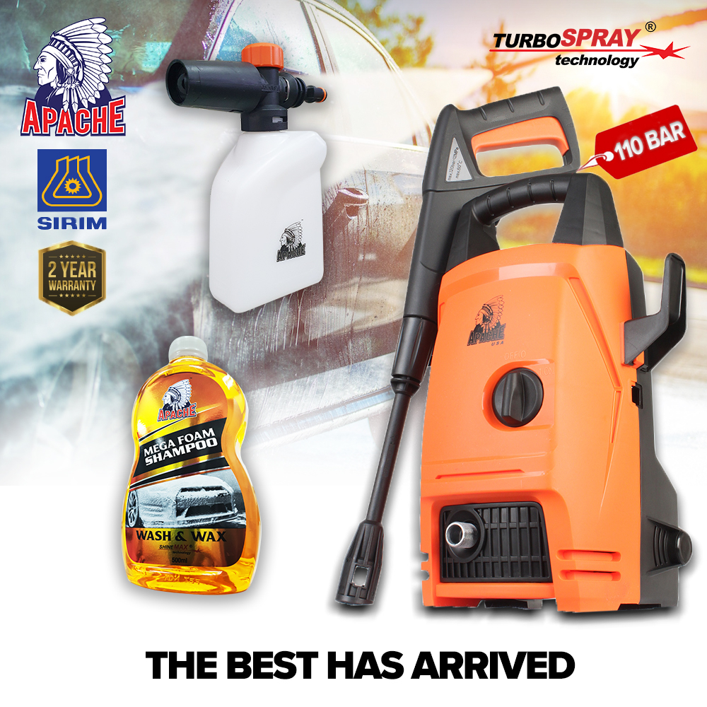 APACHE TurboSpray®️ HM4411 Water Jet High Pressure Cleaner Water Jet ...