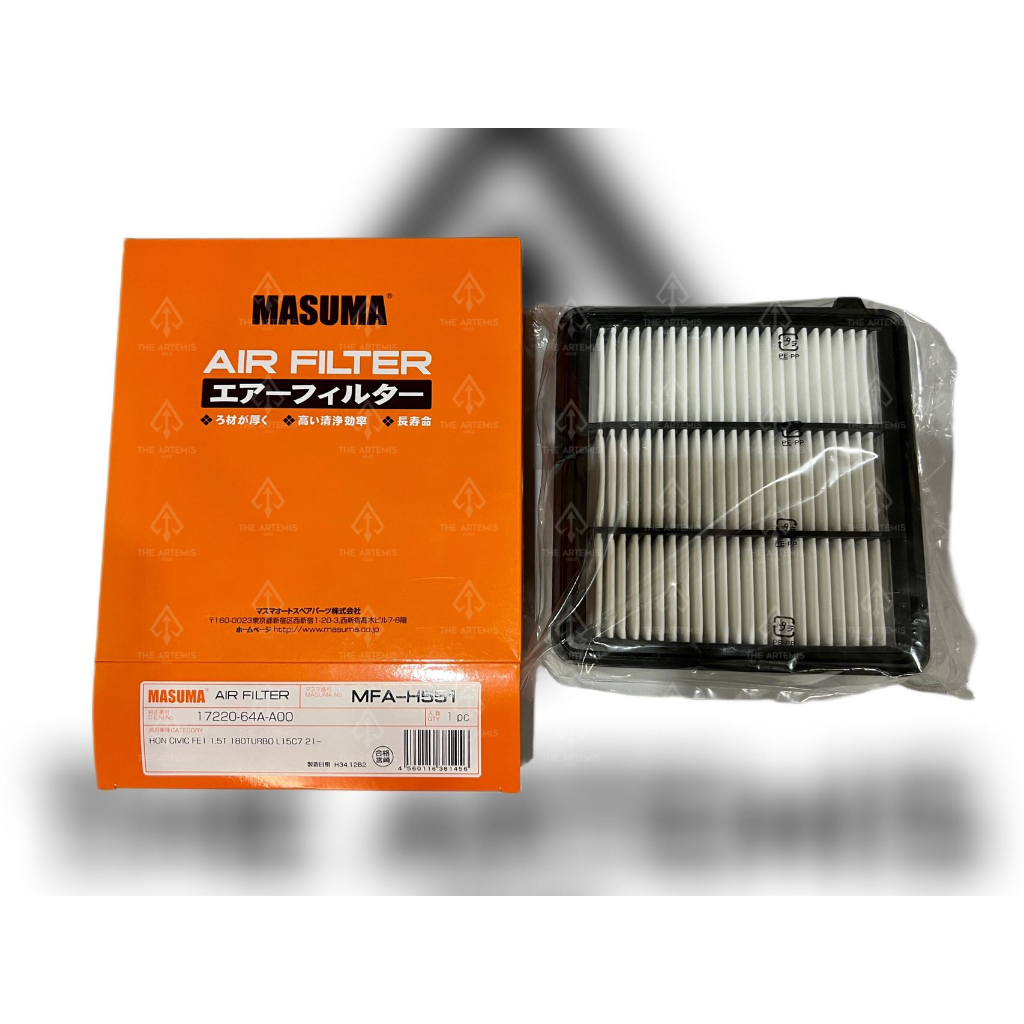 (MASUMA JAPAN) HONDA CIVIC FE 1.5T 2022 AIR CLEANER FILTER(17220-64A ...