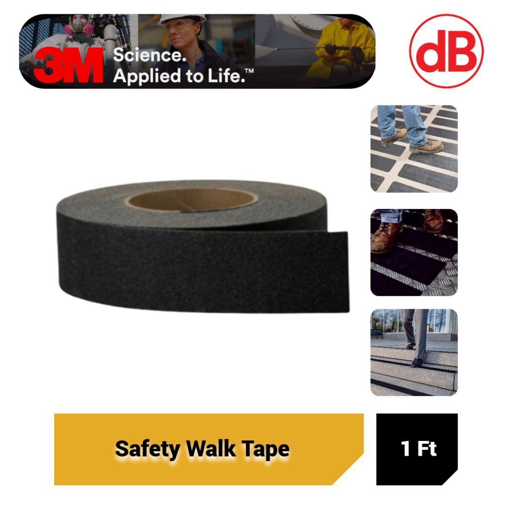 ( SELL BY FT / Black ) Original 3M 610 Anti Slip, Safety Walk Tape - 1ft is RM8 | Shopee Malaysia