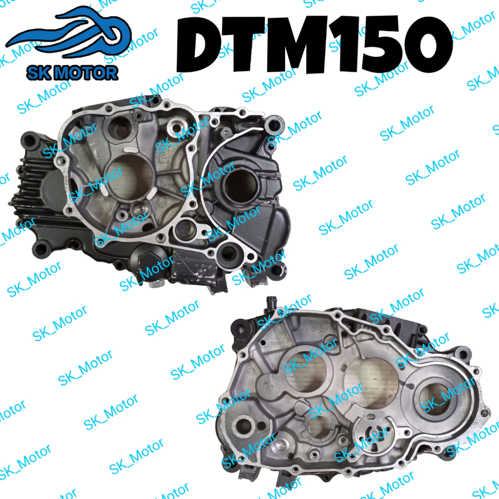 Demak DTM 150 Original Crankcase Left Right Kiri Kanan Casing Kotak ...