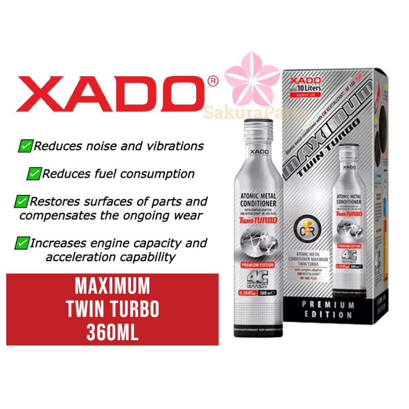 Xado Atomic Metal Conditioner Maximum Twin Turbo 360ml | Shopee Malaysia