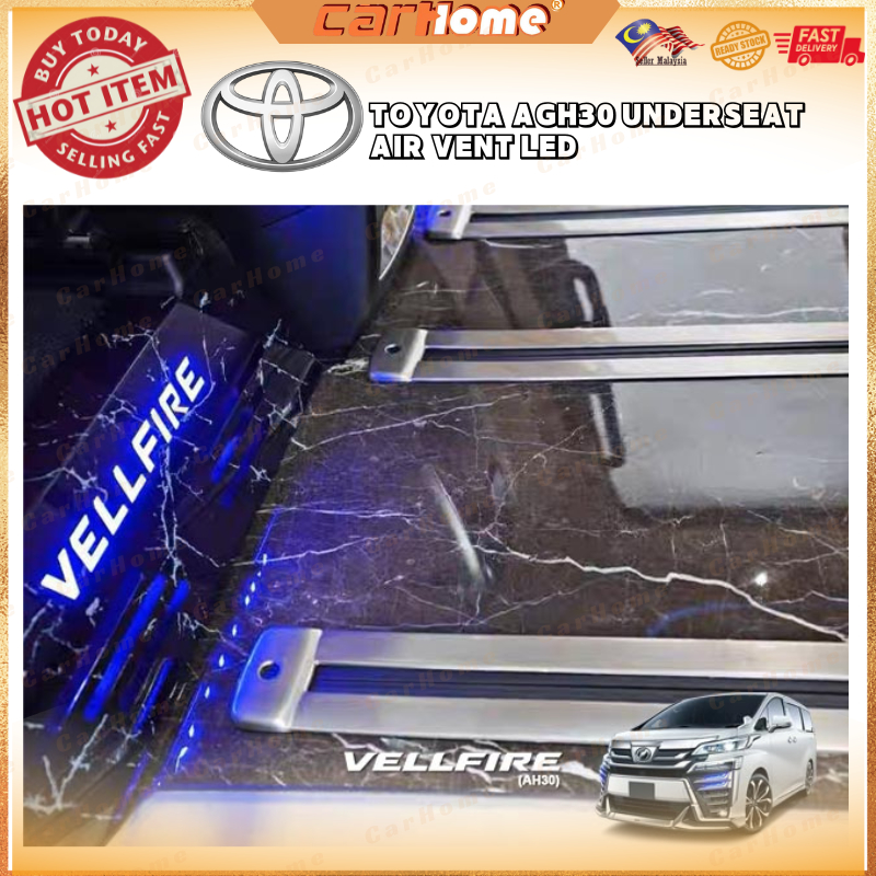 Toyota Alphard Vellfire AGH30 under seat Aircond Vent cover Black ...