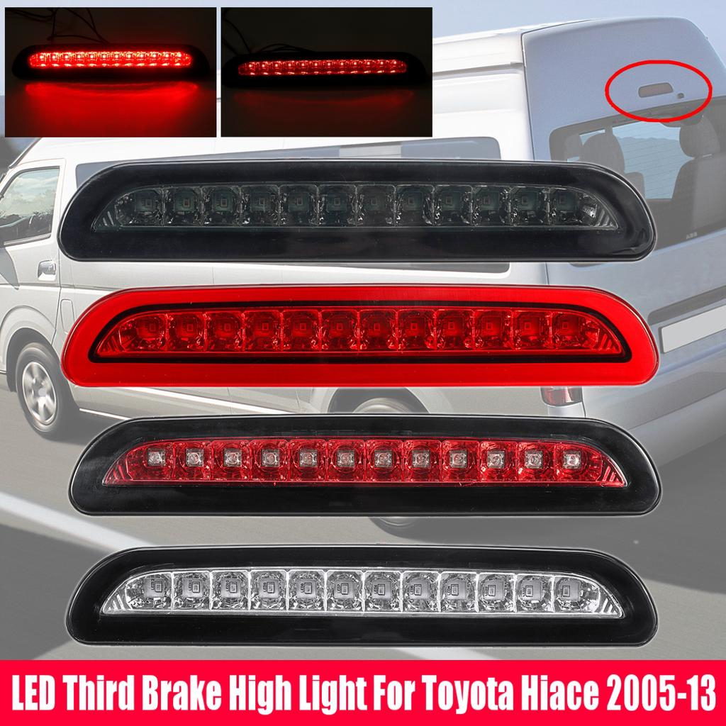 Lampu Brek Ketiga LED Toyota Hiace KDH200 Tahun 2005 2008 Year Rear 3RD ...