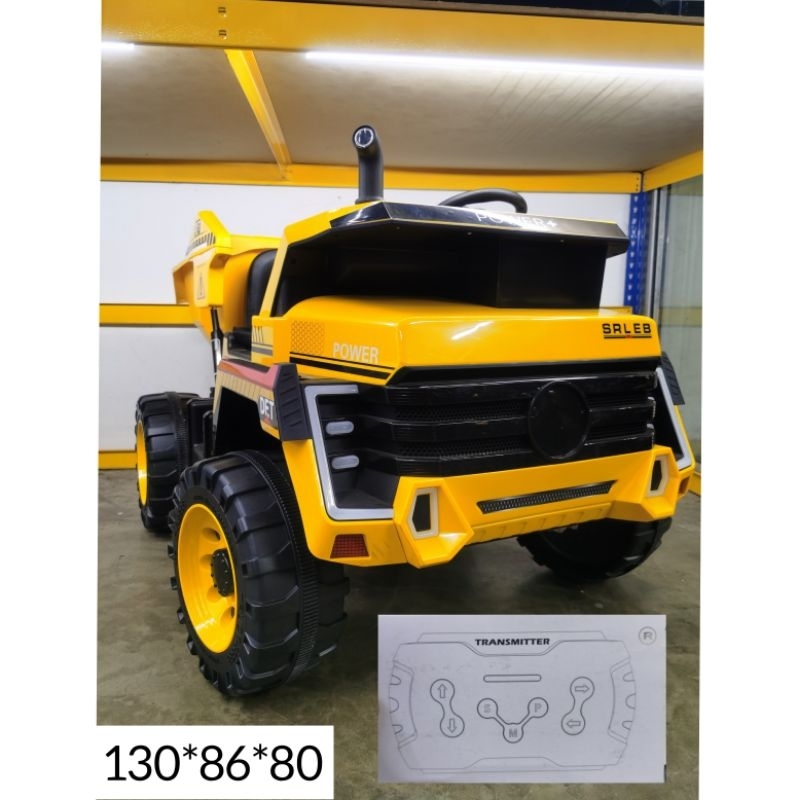 VVM: LORI BESAR BUDAK DUDUK 4X4 KIDS RIDE ON ELETRIC BIG DUMP TRUCK ...