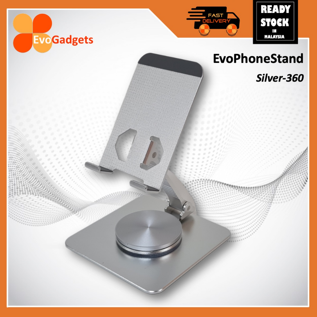 EvoGadgets | 360-Degree Rotatable Ergonomic Aluminum Phone Stand ...
